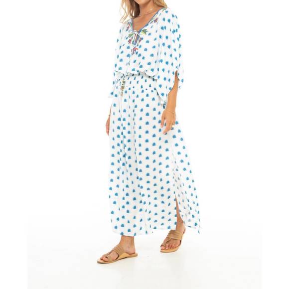 Skemo | Dresses | New Skemo Kalapa Long Dress In Ocean | Poshmark